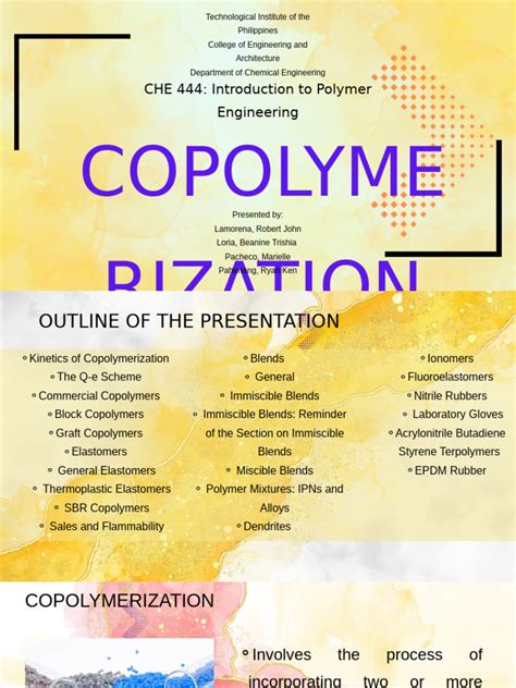 Chapter 8 Copolymerization Pdf