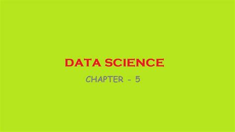 chapter 5 regression linear regression is one of the oldest… by