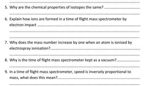 Atomic Structure Quiz A Level Chemistry Teaching Resources