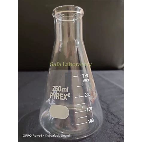 Jual Erlenmeyer Flask Ml Pyrex Labu Erlenmeyer Erlenmeyer Glass Laboratorium Shopee