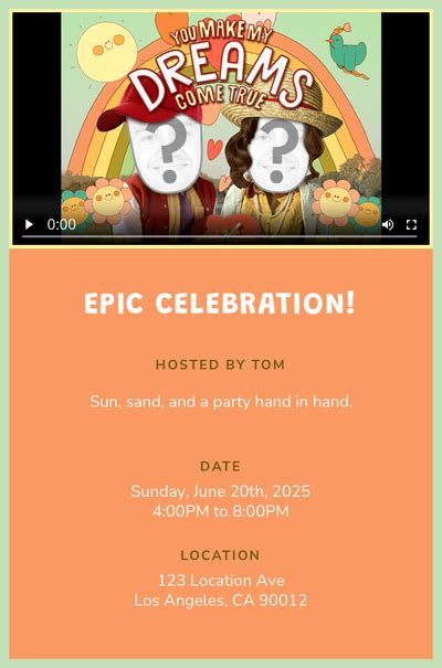 Make Digital Save The Date Invitations Online With RSVPs