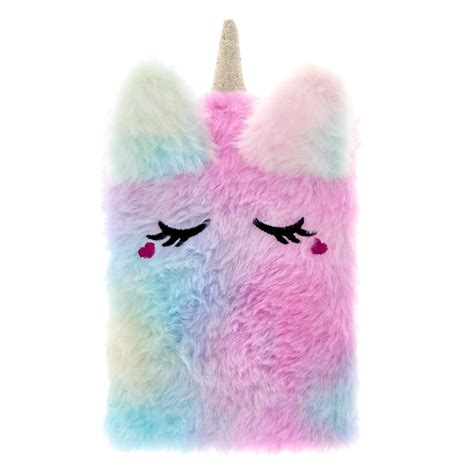 Buy Unicorn A6 Fluffy Notebook For Gbp 2 99 Card Factory Uk