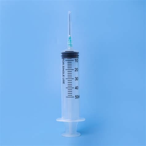 Medical Device 50ml 60ml 3 Part Disposable Injection Syringe With