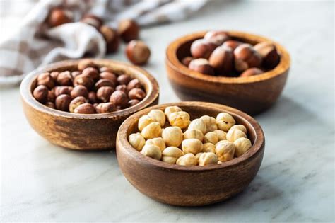 Premium Photo Peeled Roasted Hazelnut Kernels