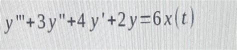 Solved Solve This Equation Using Laplace Transform Where Chegg