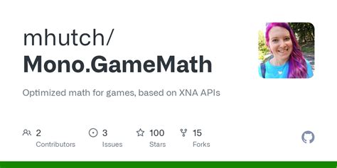 GitHub Mhutch Mono GameMath Optimized Math For Games Based On XNA APIs