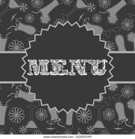 Cocktail Menu Stock Vector Royalty Free 162810599 Shutterstock