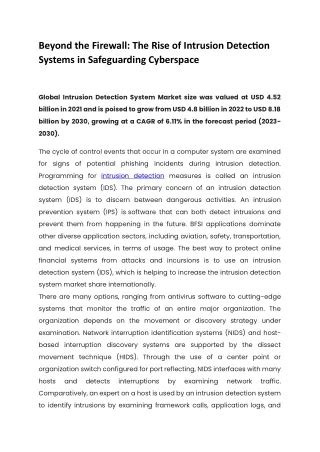 PPT Intrusion Detection System PowerPoint Presentation Free Download ID 12386546