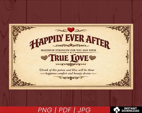 Happily Ever After Potion Labels Png Theme Party Shrek Party Decor Ogre