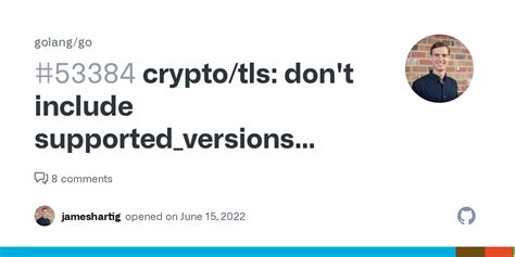 Crypto Tls Don T Include Supported Versions Extension If MaxVersion