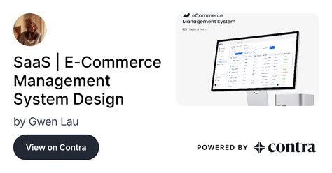 Saas E Commerce Management System Design By Gwen Lau