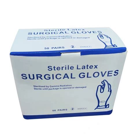 Disposable Medical Powdered Or Powder Free Sterile Latex Surgical