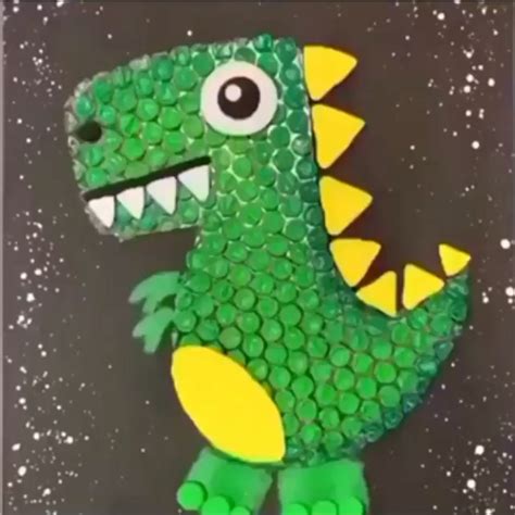 Поделка динозавр из бумаги фото и картинки 65 штук