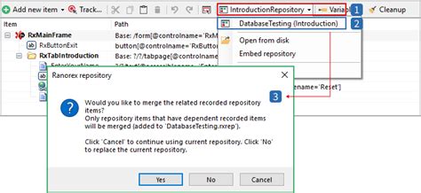 Manage Multiple Repositories Ranorex Studio User Guide