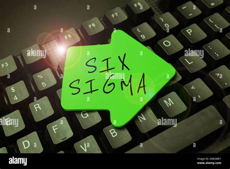 Sign Displaying Six Sigma Business Concept Management Techniques To
