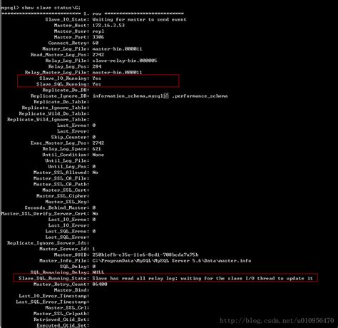 Windows下mysql主从配置mysql的mfcnf文件在 Csdn博客