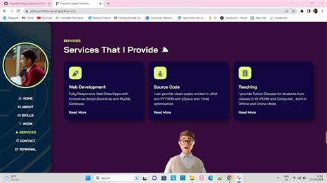 Github Pritz69portfoliowebsite A Portfolio Website Created Using