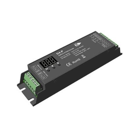 D P Canaux PWM Tension Constante DMX LED DéCodeur ContrôLeur Affichage NuméRique Port XLR
