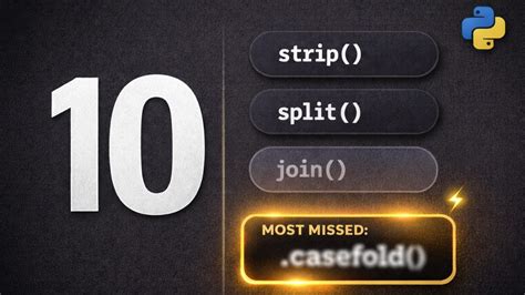 Stop Using Python Strings Wrong 10 Functions You Need Now Youtube