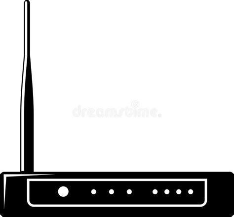 Wireless Router Icon In Flat Style Vector Illustration Stock Vector
