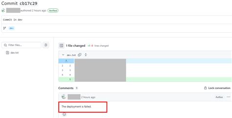 Git Adding Comment To A Commit When Azure Release Pipeline Fails