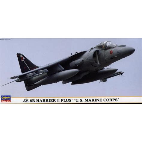 Av 8b Harrier Ii Us Marine Corps 172 Hasegawa 00883 Model Kit Aircraft Model Kits Air