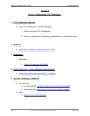 CTF T Reverse Engineering Updated Doc Practical CTF Strategies