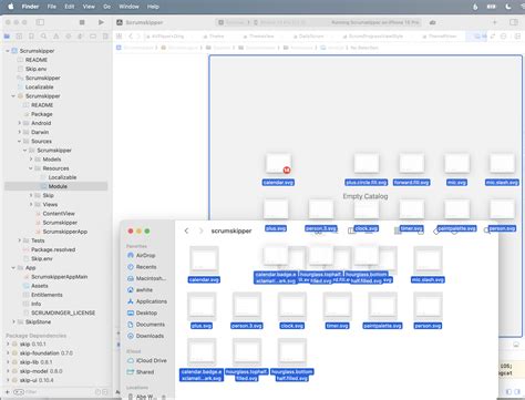Scrumskipper Running Apples Swiftui Sample App On Android Skip