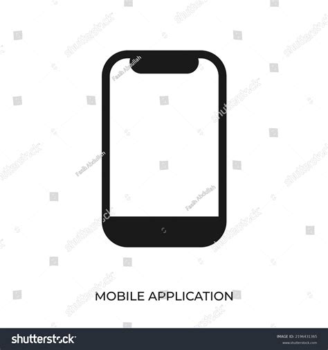 Best Mobile Application Icon Vector Symbol Stock Vector Royalty Free
