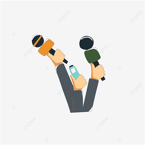 만화 일러스트 기자 마이크 인터뷰 레이션 좋아 마이크로폰 텔레비전 방송국 Png 일러스트 및 Psd 이미지 무료 다운로드 Pngtree
