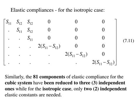 Ppt Elastic Properties And Anisotropy Of Elastic Behavior Powerpoint