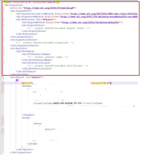 How To Send A Connector Request Including Signature Information X509