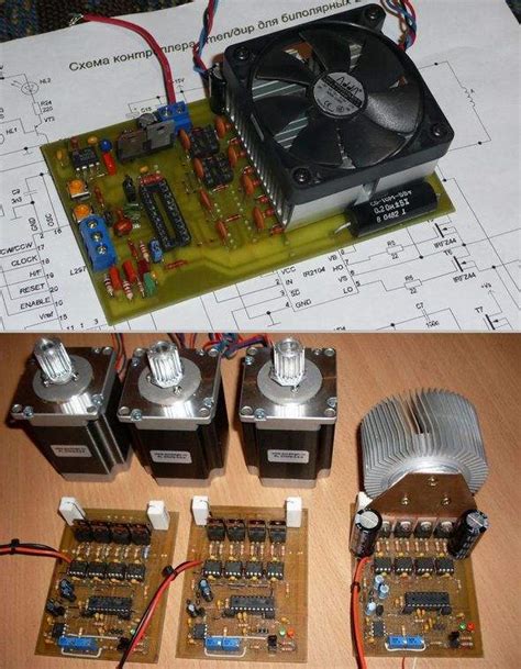 Bipolar Stepper Motor Driver Circuit Using Mosfet Circuit Diagram