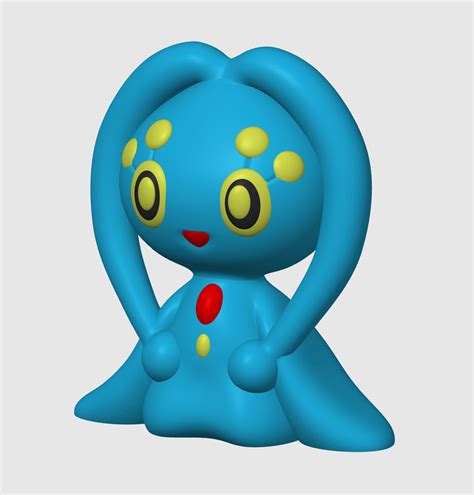 🐉 Manaphy Pokemon Colored 3mf Nosupport ・ Stl File For 3d Printing・cults