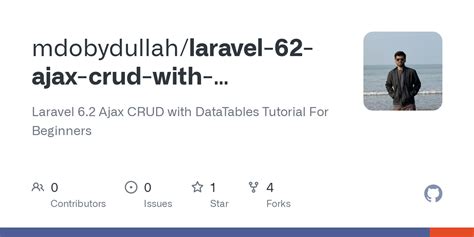 Github Mdobydullahlaravel 62 Ajax Crud With Datatables Laravel 62