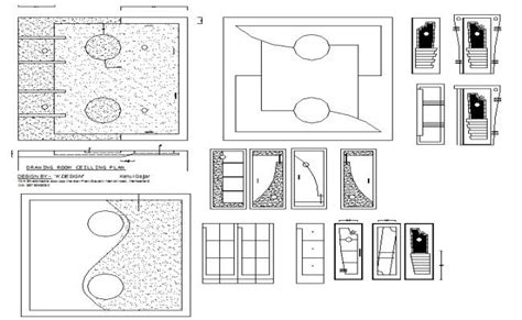 Foundation Plan And Constructive Structure Details With Column Cad Drawing Details Dwg File