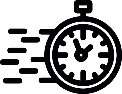 Fast Time Vector Icon 14695427 Vector Art At Vecteezy