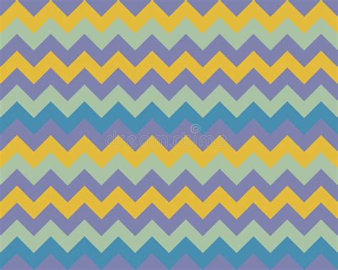 Zigzag Pattern Seamless Zig Zag Background Color Stock Vector