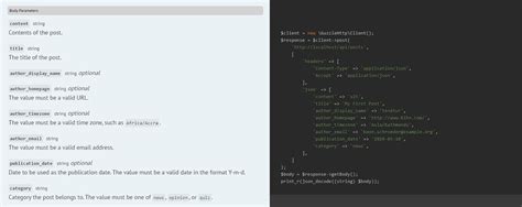 Documenting Body And File Parameters For An Endpoint — Scribe Documentation