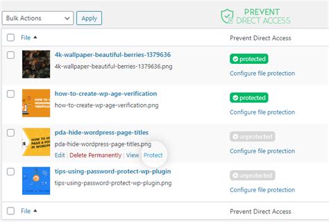 Screenshots Prevent Direct Access