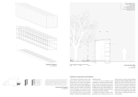 Architecture Project Translucent Facade Of Modular Polycarbonate And Reclaimed Wood In An