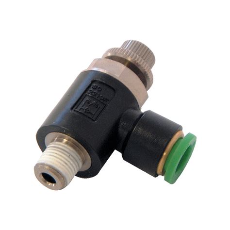 Push Fit Pneumatic Fittings In Flow Restrictor Cromwell Tools