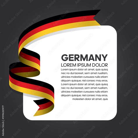 Germany Flag Background Stock Vector Adobe Stock