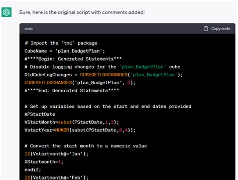 quebit blog can chatgpt generate planning analytics tm1 turbo