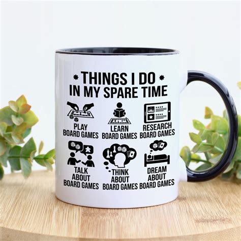 Board Game Lover Mug Funny Gamer T Strategy Game Fanatic Tabletop