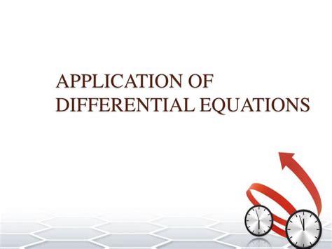 Differential Equations PowerPoint Slides LearnPick India