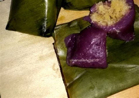 Resep Mendhut Ubi Ungu Kue Bugis Oleh Chomchom [ Zaheera Salma