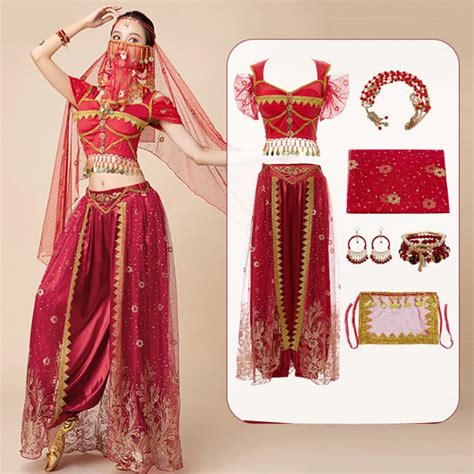 Jasmine Aladdin Red Outfit