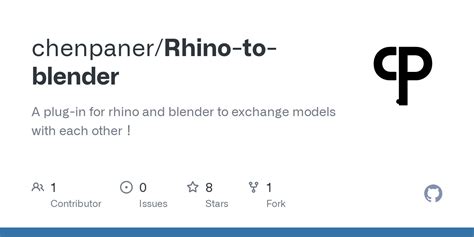 GitHub Chenpaner Rhino To Blender A Plug In For Rhino And Blender To Exchange Models With