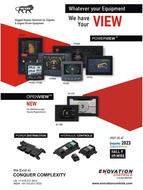 Enovation Controls Construction Opportunities
